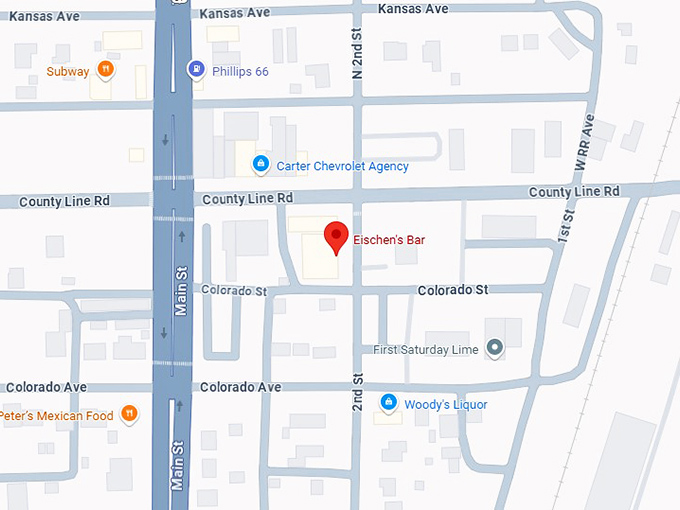 16. eischen's bar map