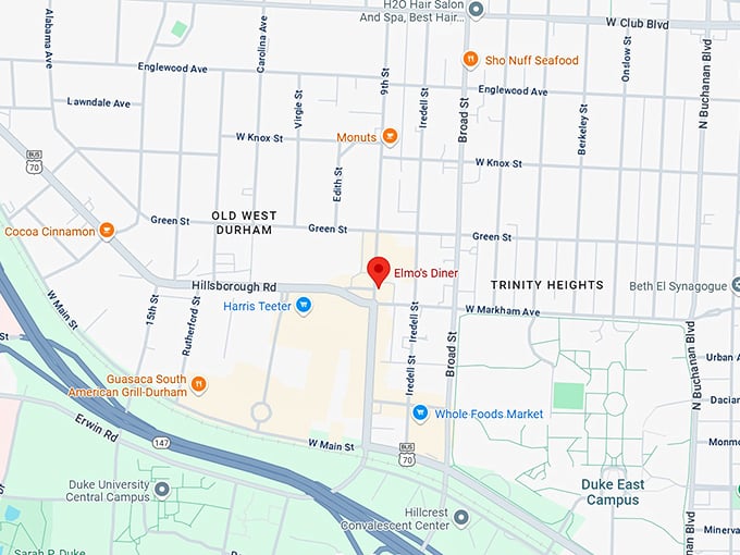 16. elmo&rsquo;s diner map