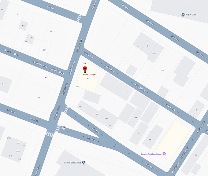 16. emil's lounge map