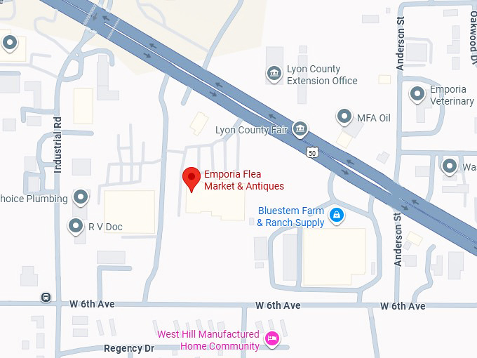 16. emporia flea market & antiques map