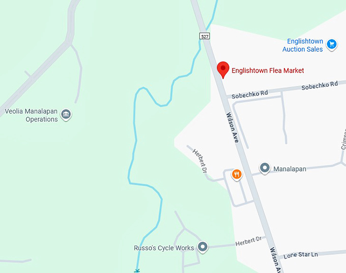 16. englishtown flea market map
