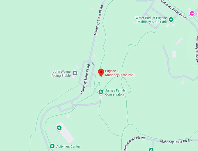 16. eugene t. mahoney state park map