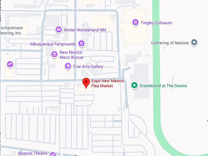 16. expo new mexico flea market map