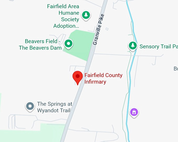 16. fairfield county infirmary map