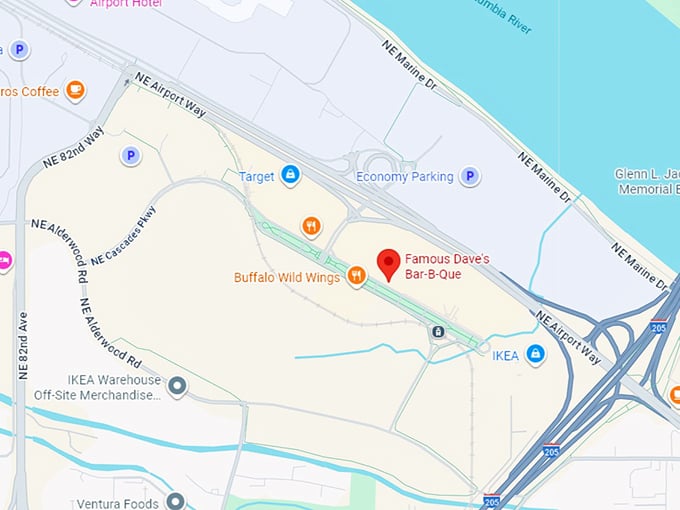 16. famous dave's bar b que map