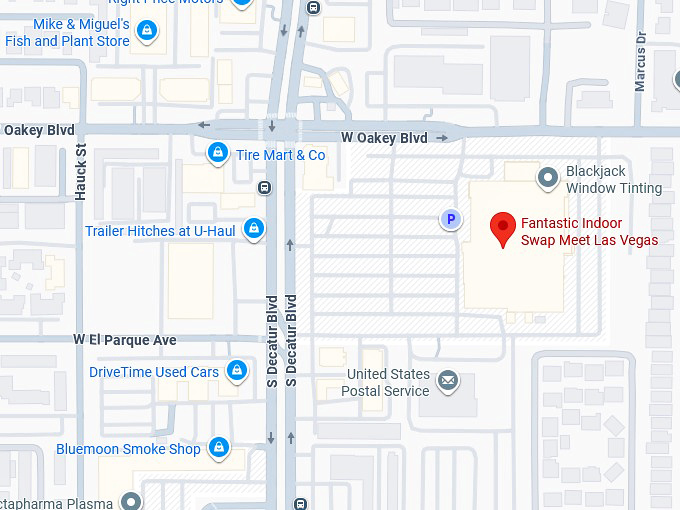 16. fantastic indoor swap meet las vegas map