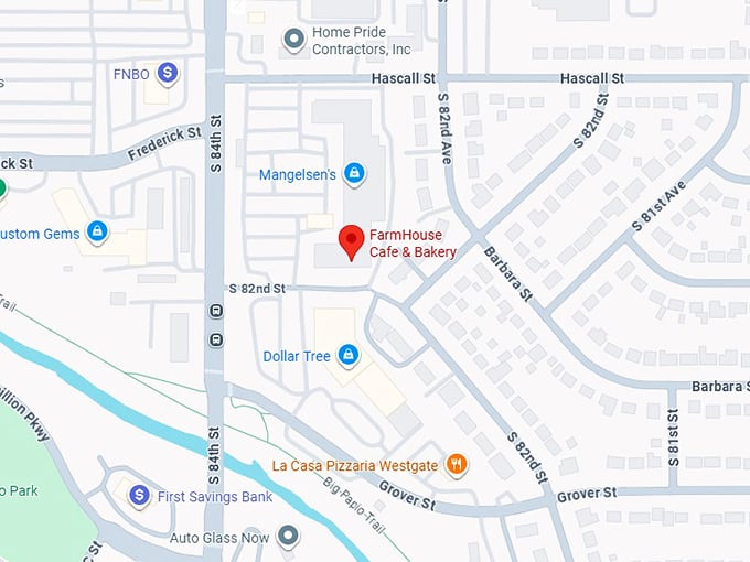 16. farmhouse cafe & bakery map