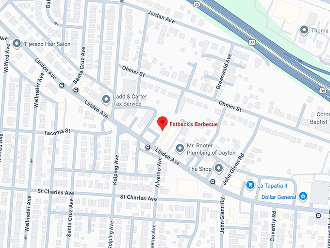 16. fatback's barbecue map