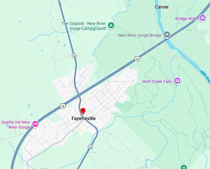 16. fayetteville map