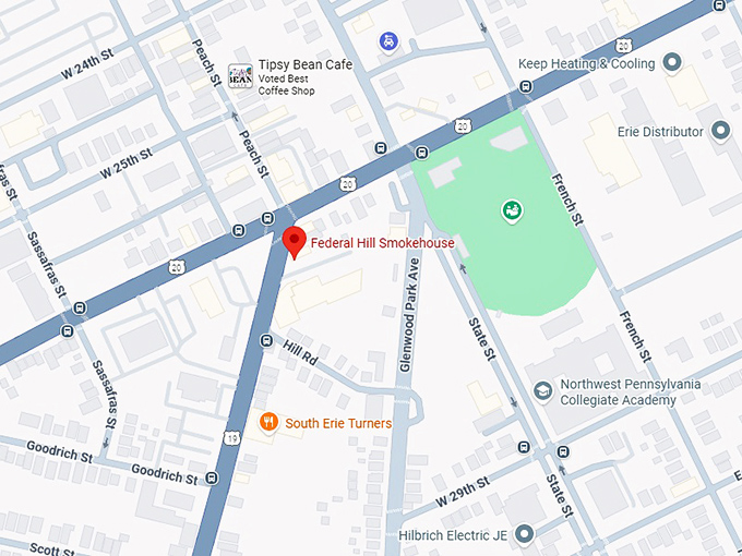 16. federal hill smokehouse map