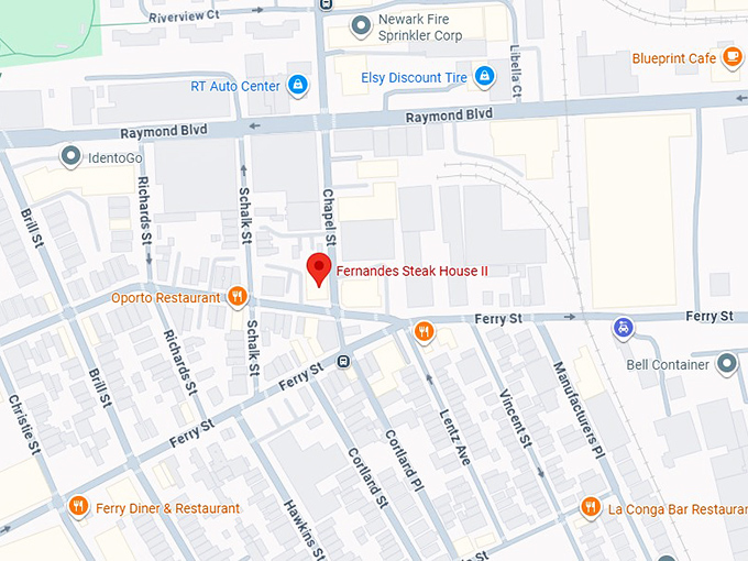 16. fernandes steak house ii map