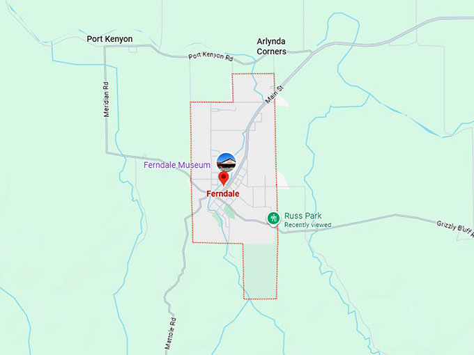 16. ferndale map