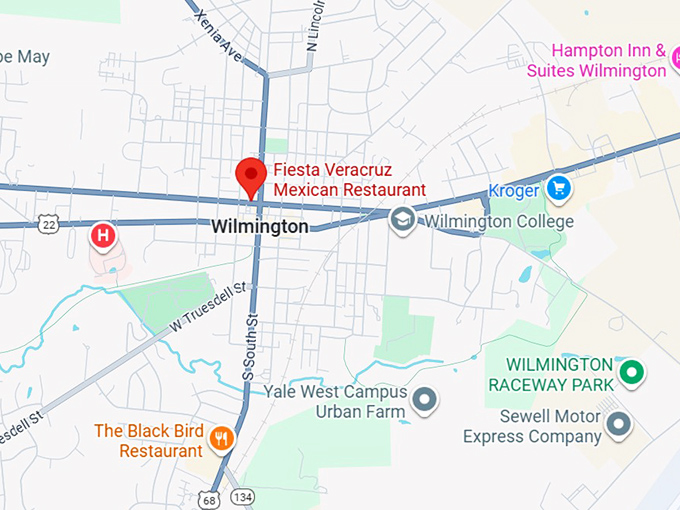 16. fiesta veracruz mexican restaurant map