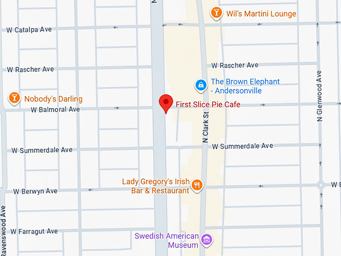 16. first slice pie cafe map