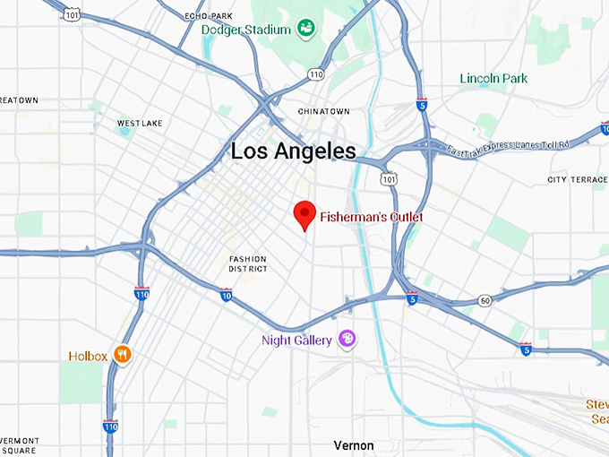 16. fisherman's outlet map