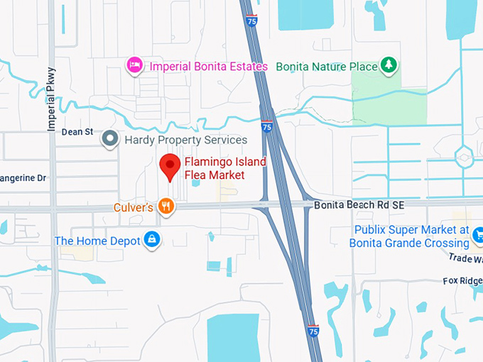16. flamingo island flea market map