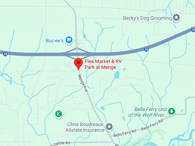 flea market & rv park at menge map