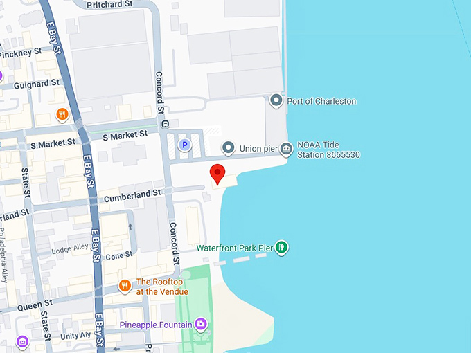 16. fleet landing restaurant & bar map