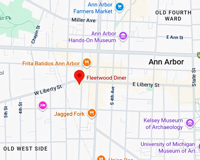 16. fleetwood diner map