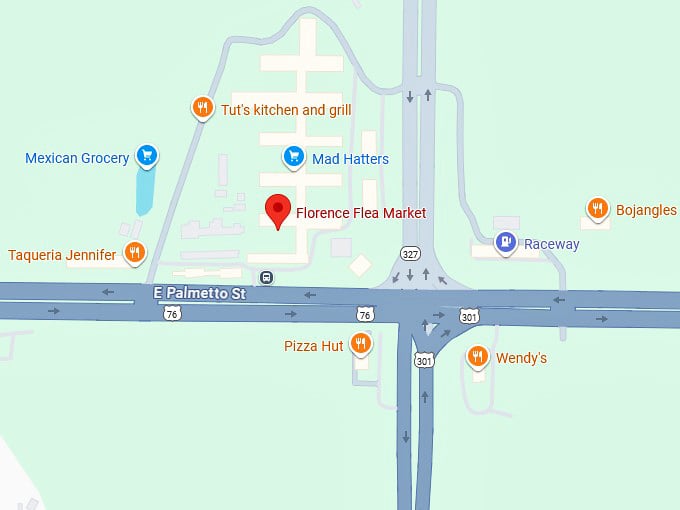 16. florence flea market map