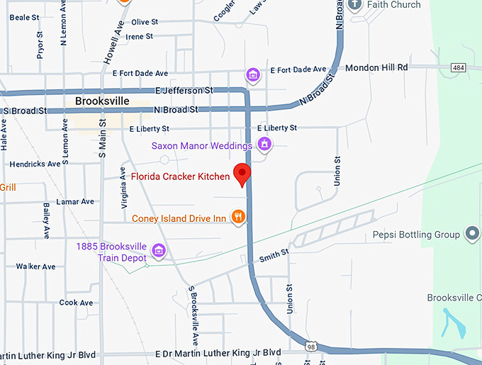 16. florida cracker kitchen map