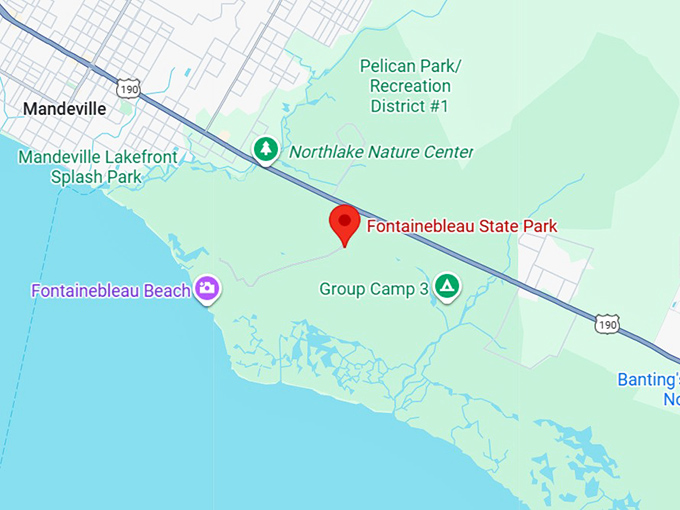 16. fontainebleau state park map