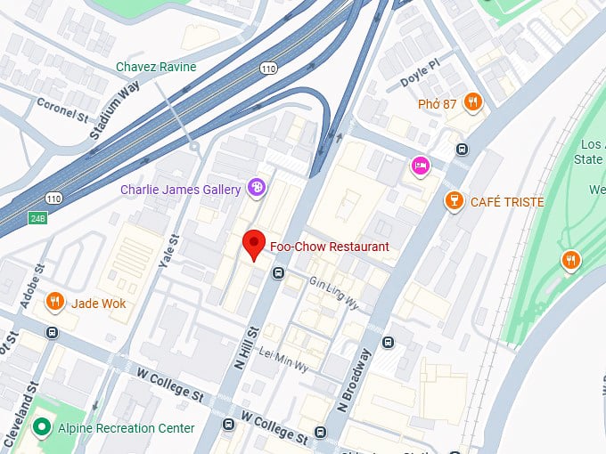 16. foo chow restaurant map