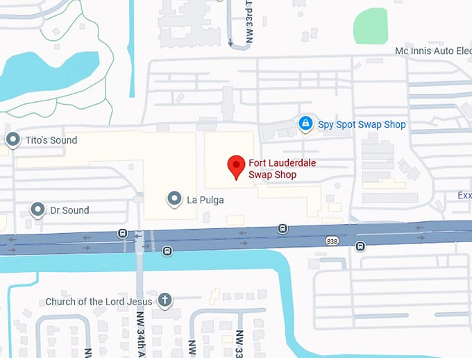 16. fort lauderdale swap shop map