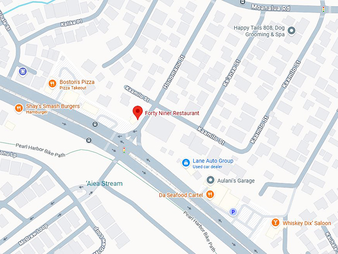 16. forty niner restaurant map