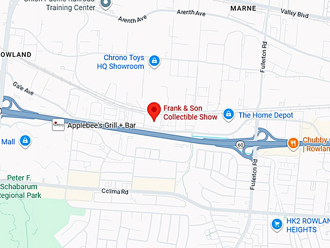 16. frank & son collectible show map