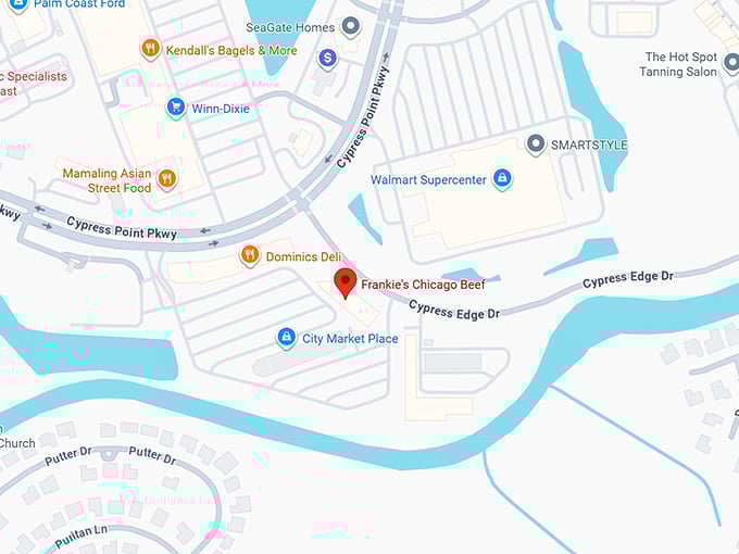 16. frankie's chicago beef map