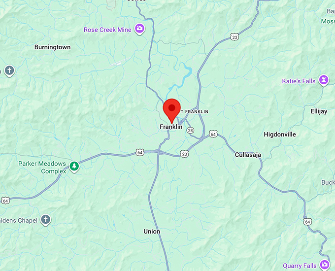 16. franklin map