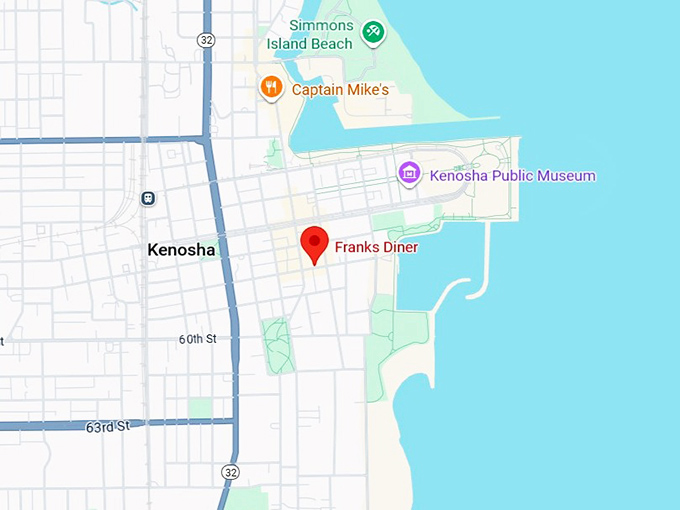 16. franks diner map