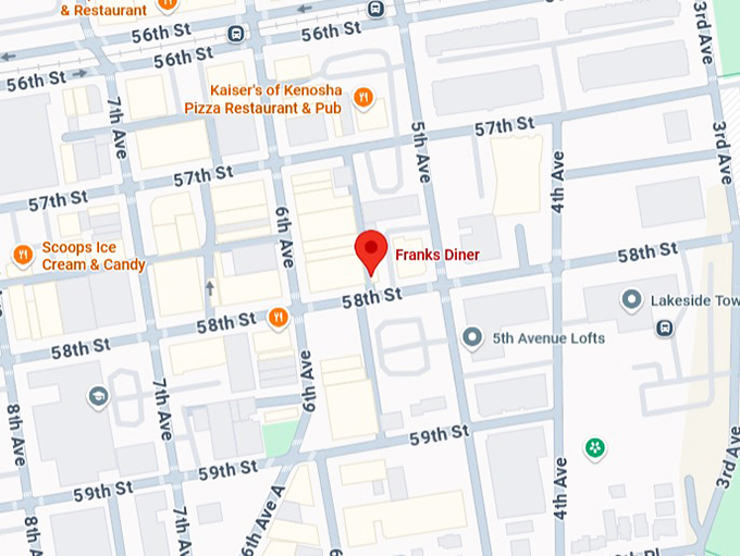 16. franks diner map