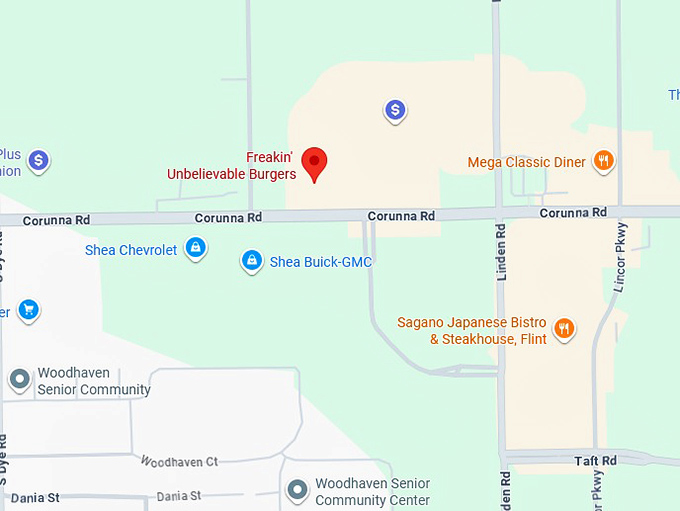 16. freakin' unbelievable burgers map