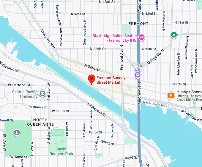 16. fremont sunday street market map