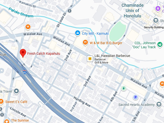 16. fresh catch kapahulu map