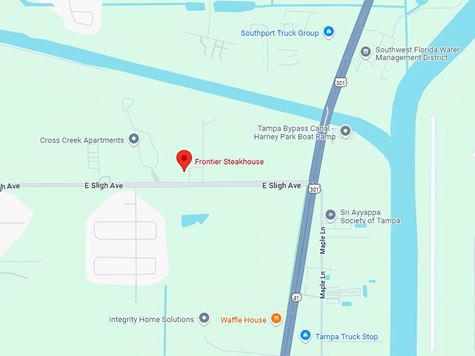 16. frontier steakhouse map