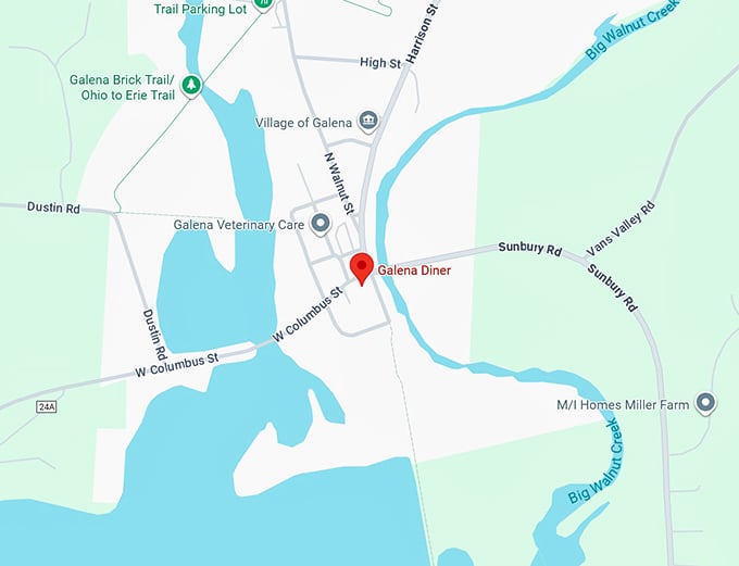 16. galena diner map