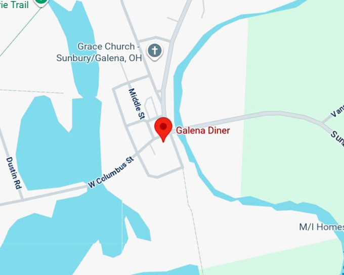 16. galena diner map