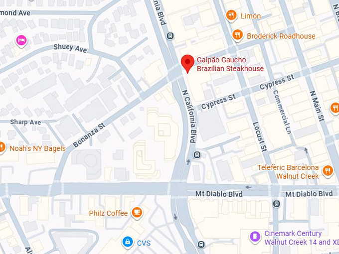 16. galp&atilde;o gaucho brazilian steakhouse map