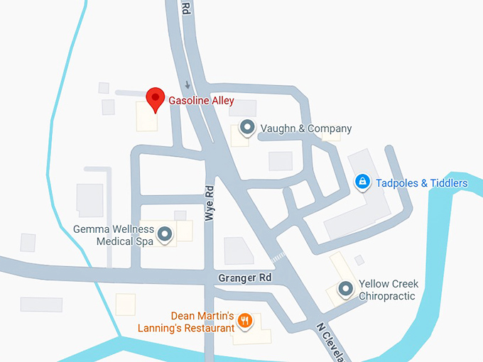 16. gasoline alley map