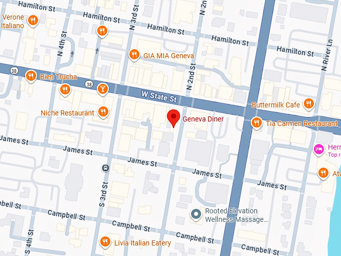 16. geneva diner map