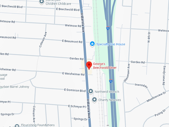 16. george's beechwold diner map