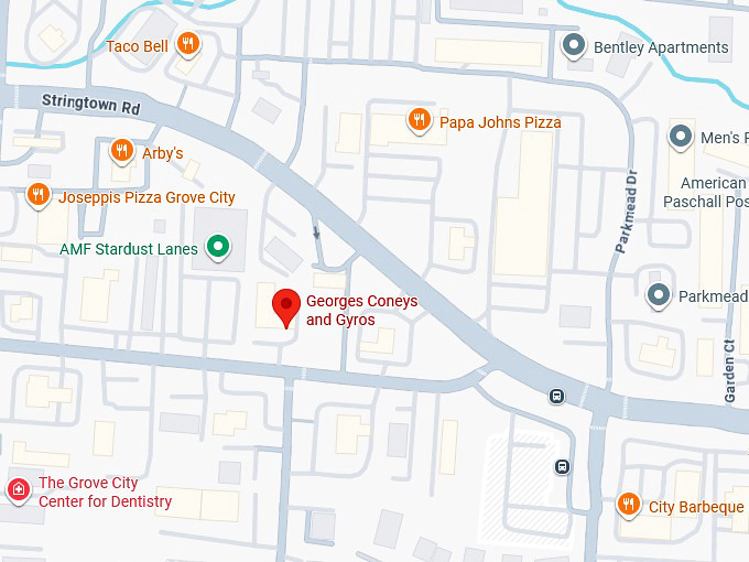 16. georges coneys and gyros map