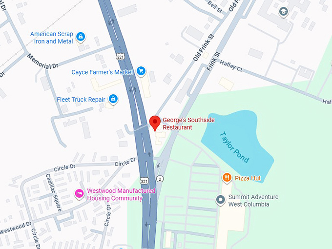 16. george's southside restaurant map