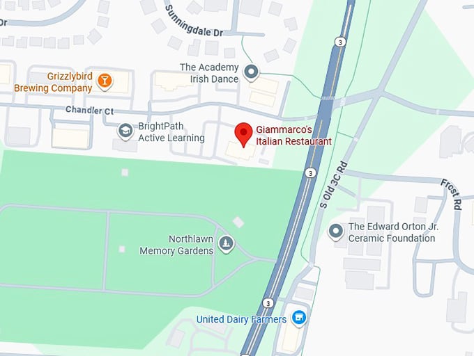 16. giammarco's italian restaurant map