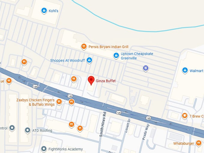 16. ginza buffet map