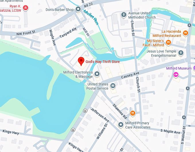 16. god&rsquo;s way thrift store map