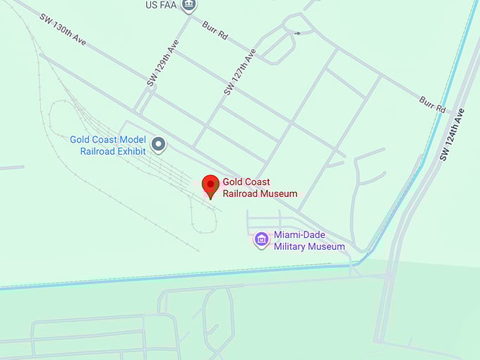 16. gold coast railroad museum map